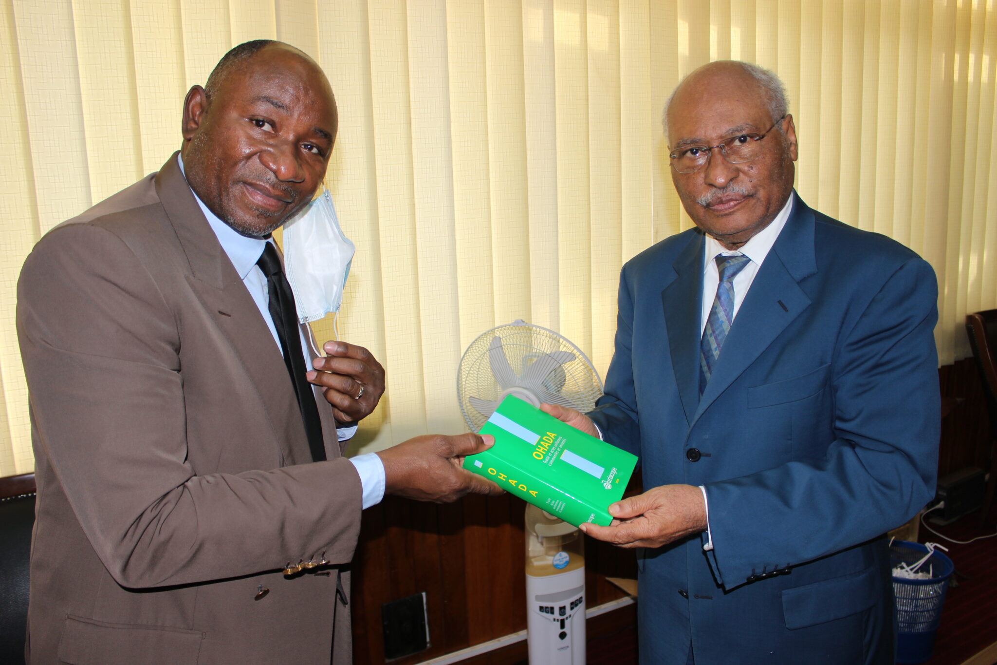PRESENTATION OF OHADA GREEN CODES TO THE MINISTER OF JUSTICE OF THE ...